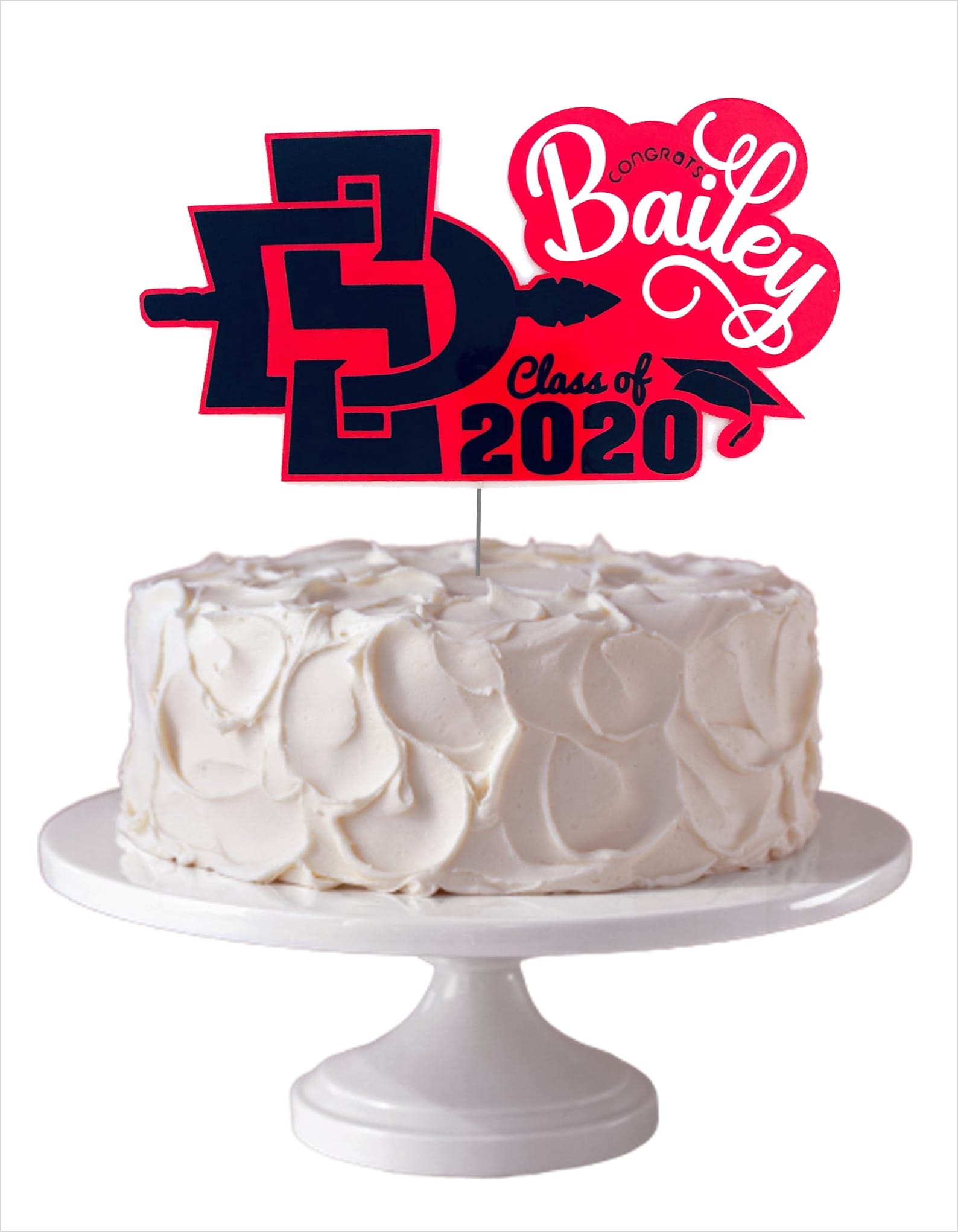 Personalized Graduation Cake Topper Custom Designed With - Etsy