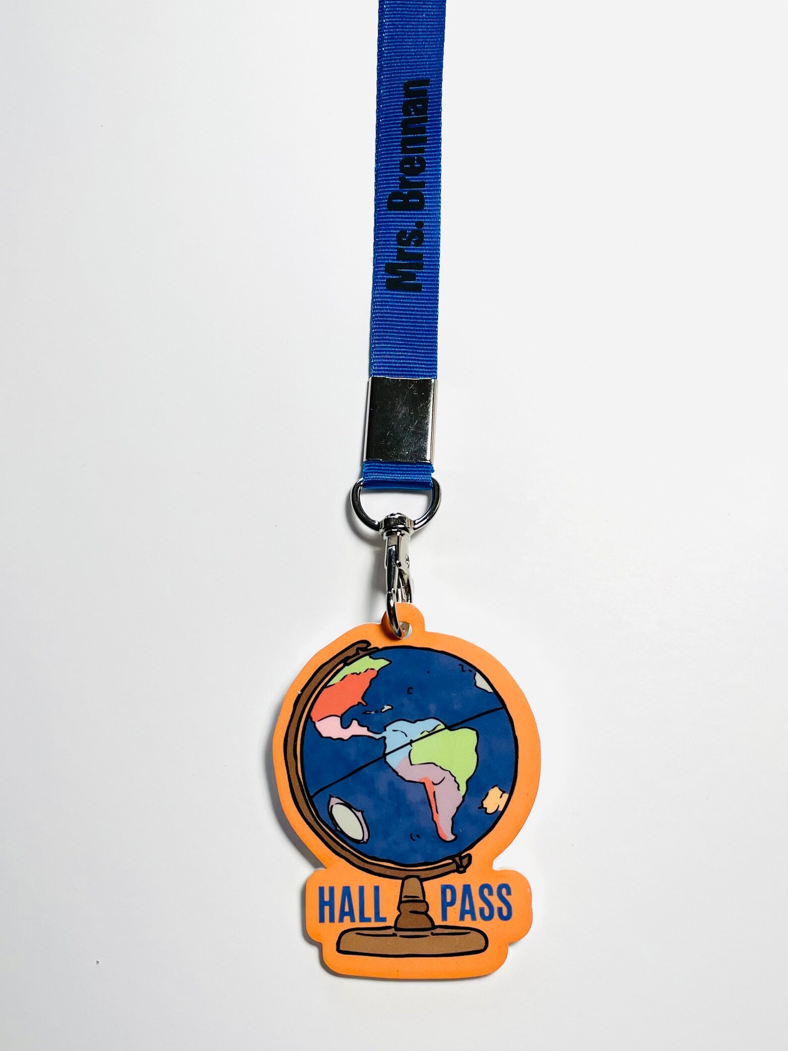 Elementary School Hall Pass on Personalized Lanyard - Etsy