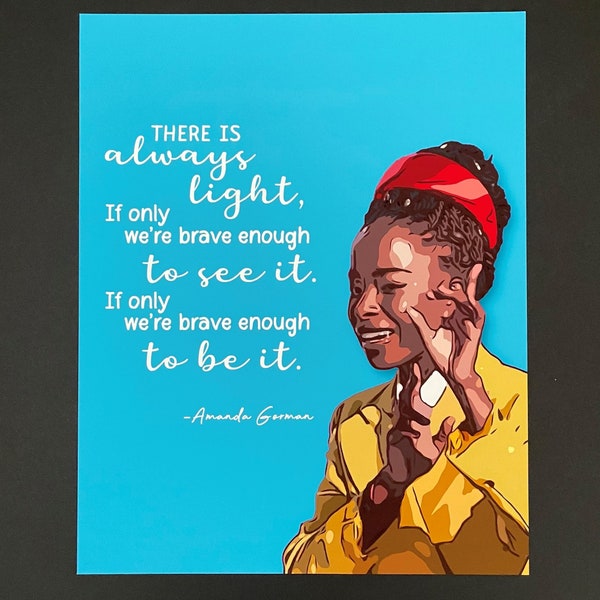 Amanda Gorman Poster - Etsy