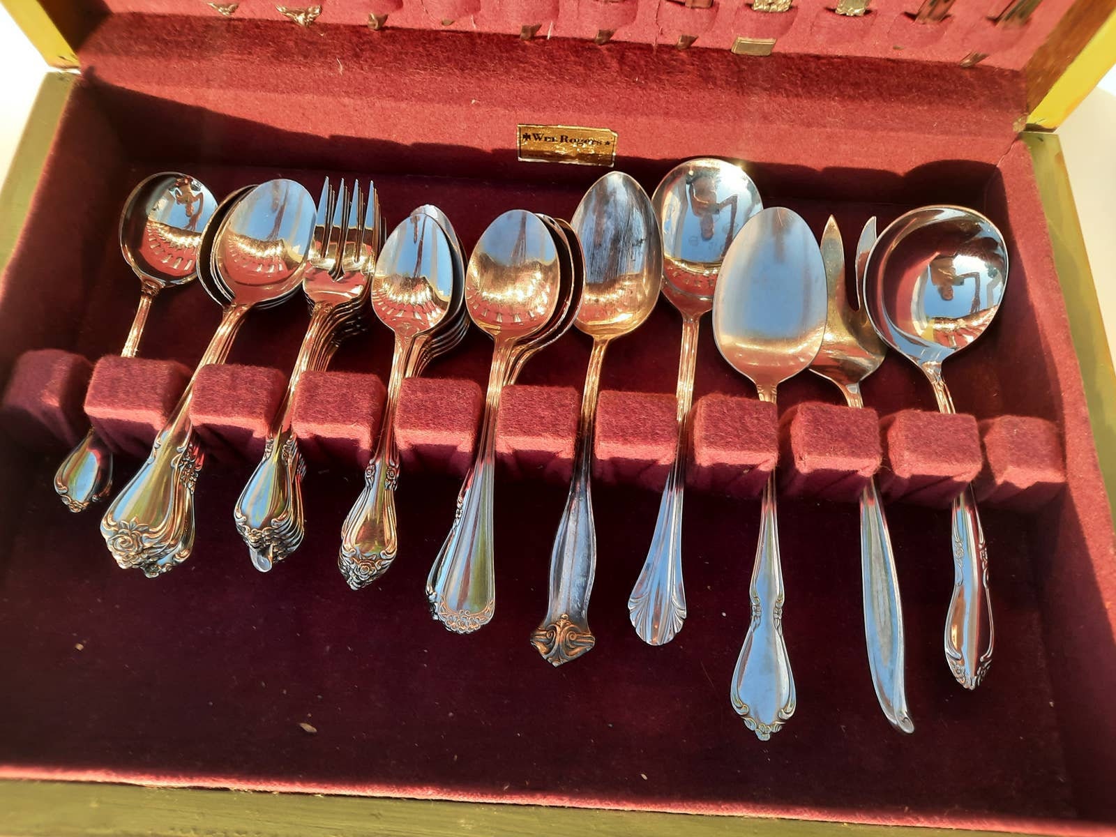 William Rodgers Silverware Set in Box Vintage - Etsy