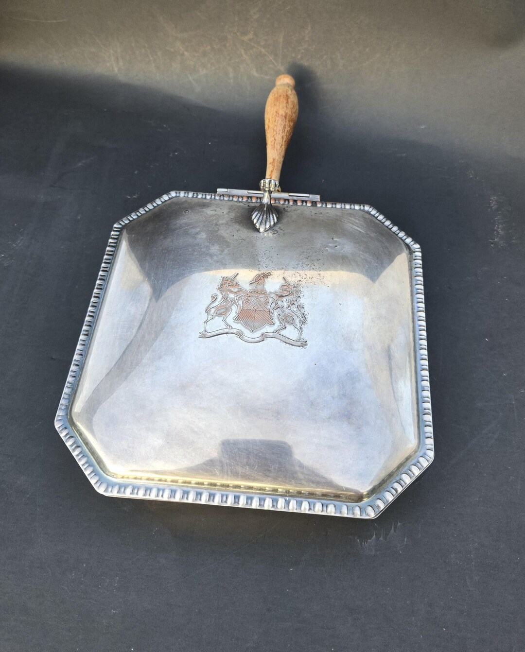 Vintage Dust Pan Butler Crumb Catcher With Hinge - Etsy