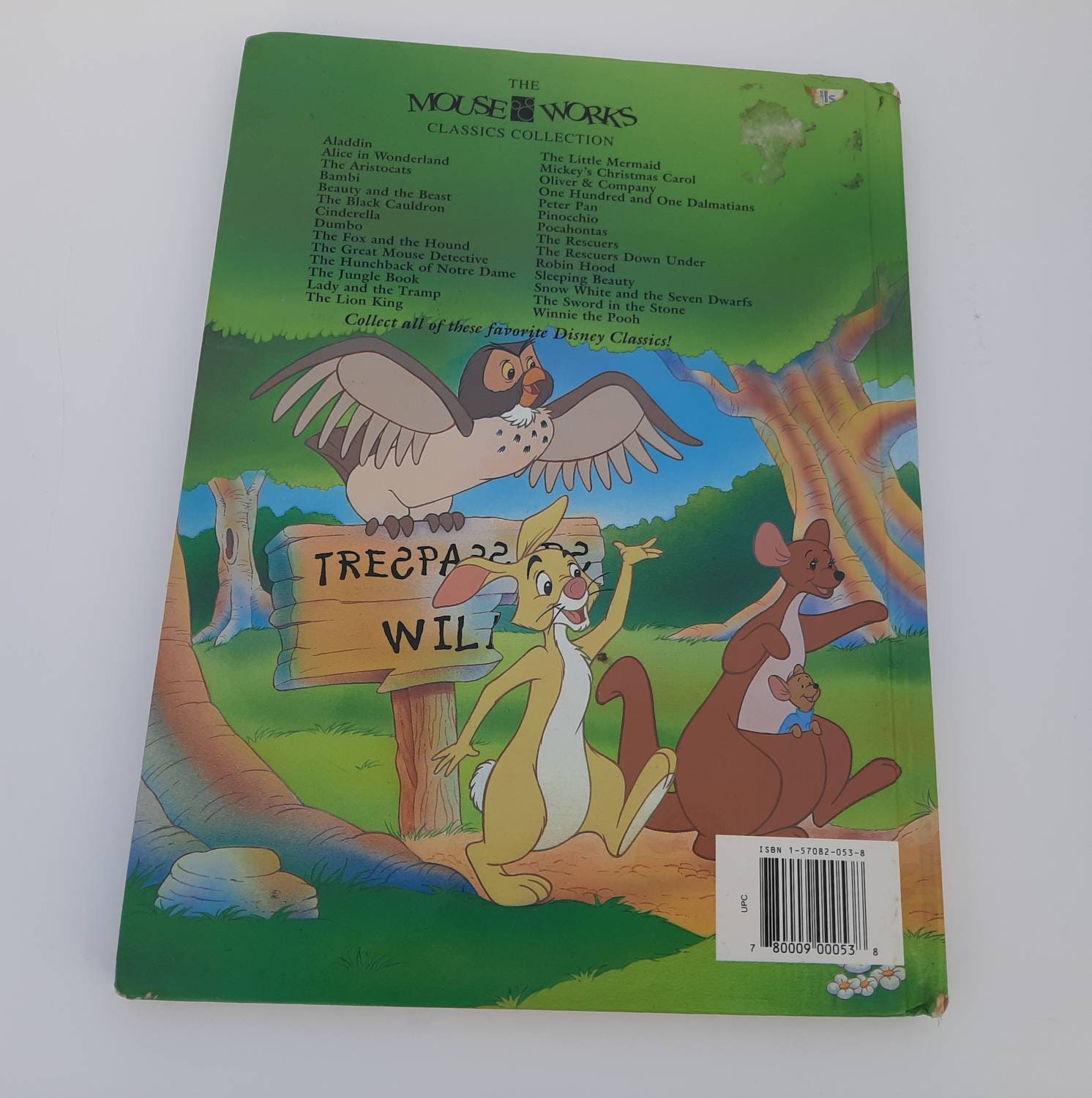 Disney's Winnie the Pooh Mouse Works Hard Back Book 1996 Vintage - Etsy