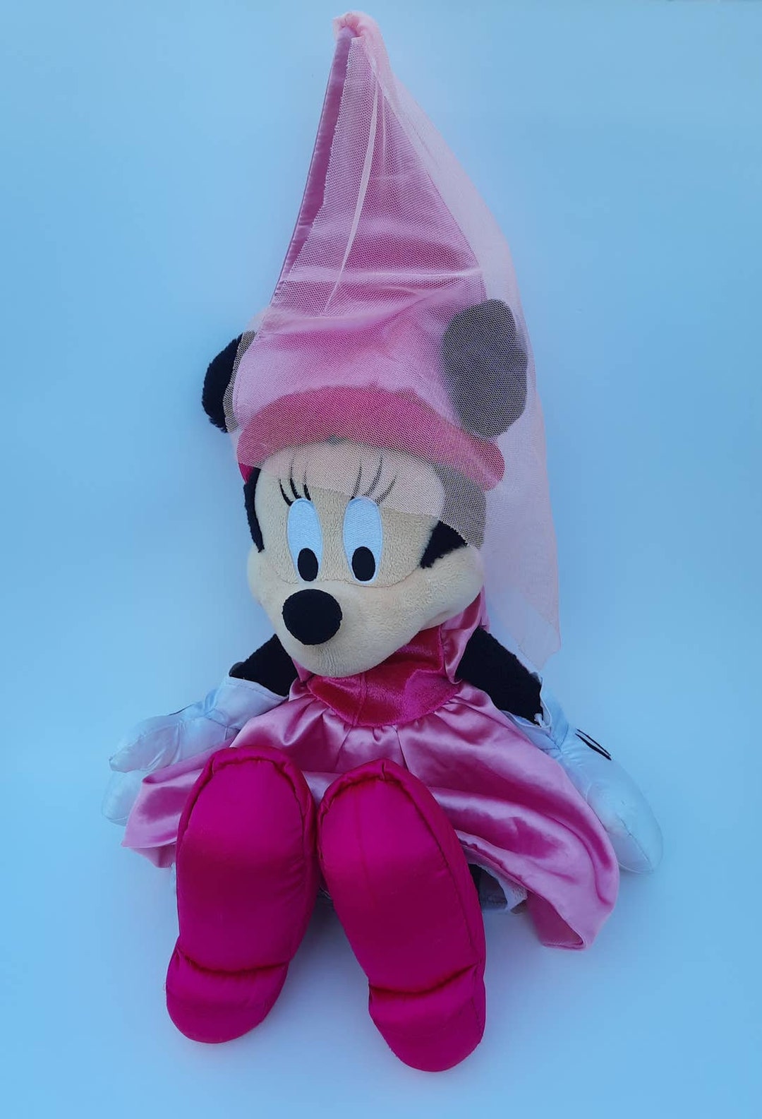 Disney Minnie Mouse Pink Princess Plush Vintage - Etsy