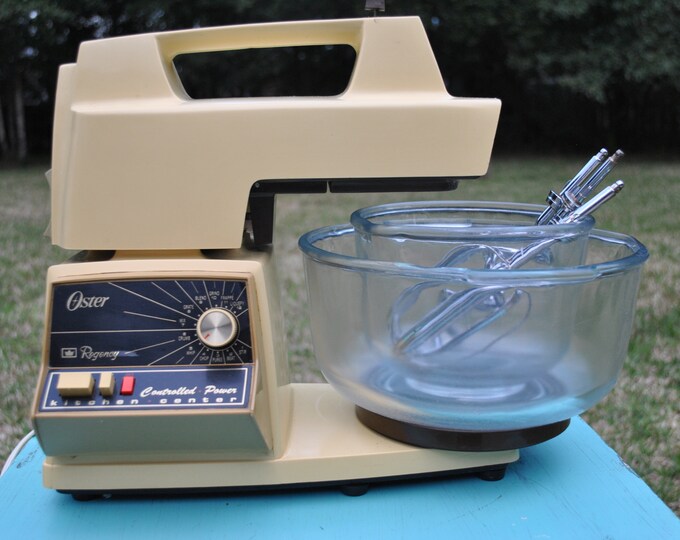 Regency Kitchen Center Oster 12 Speed Mixer With Accessories Vintage - Etsy