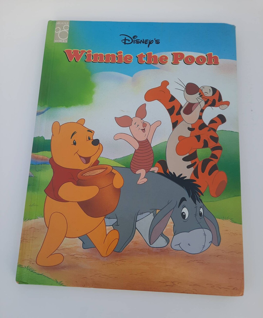 Disney's Winnie the Pooh Mouse Works Hard Back Book 1996 Vintage - Etsy