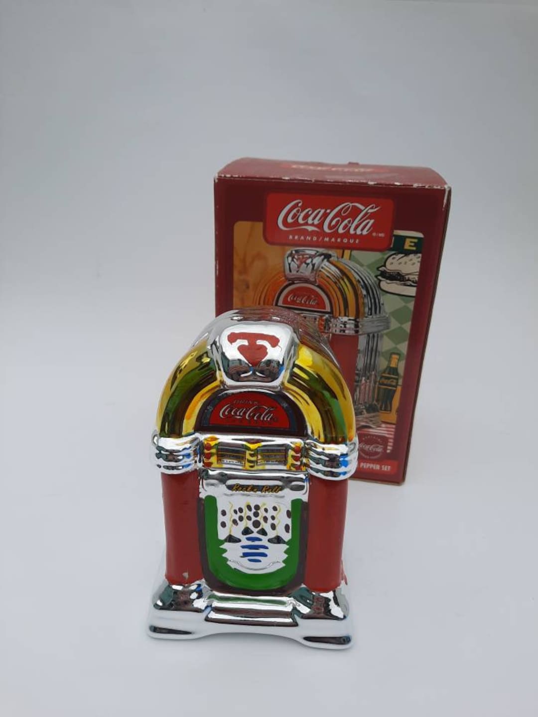 Coca Cola Juke Box Salt and Pepper Shakers With Box - Etsy