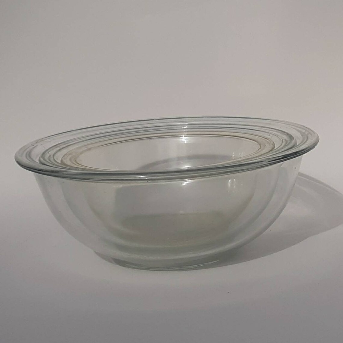 Pyrex Clear Mixing Bowls Nesting Blue Set of 3 Vintage - Etsy