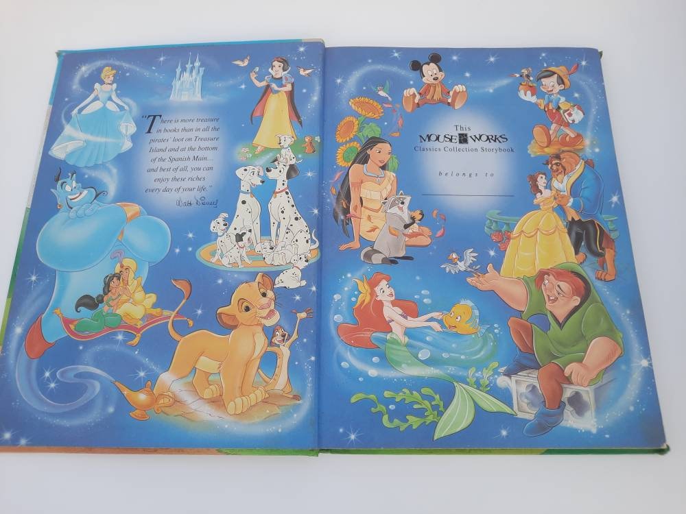 Disney's Winnie the Pooh Mouse Works Hard Back Book 1996 Vintage - Etsy