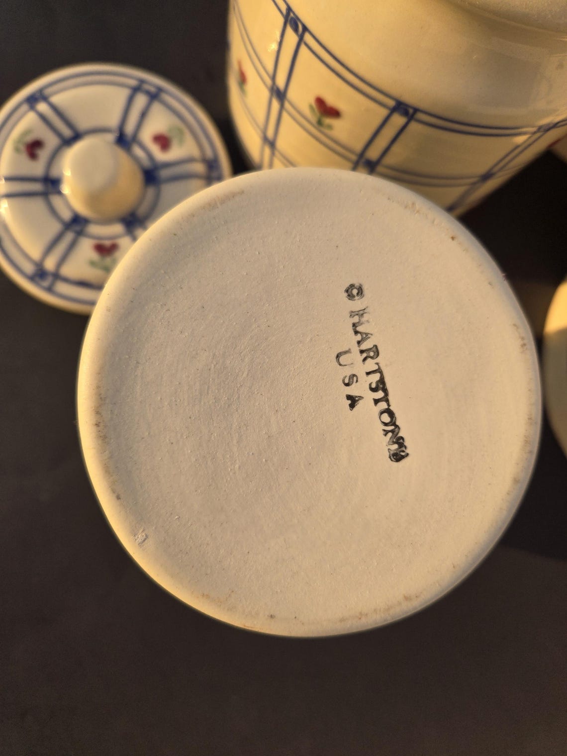 Vintage Retro White Hartstone Windows Canister Set - Etsy