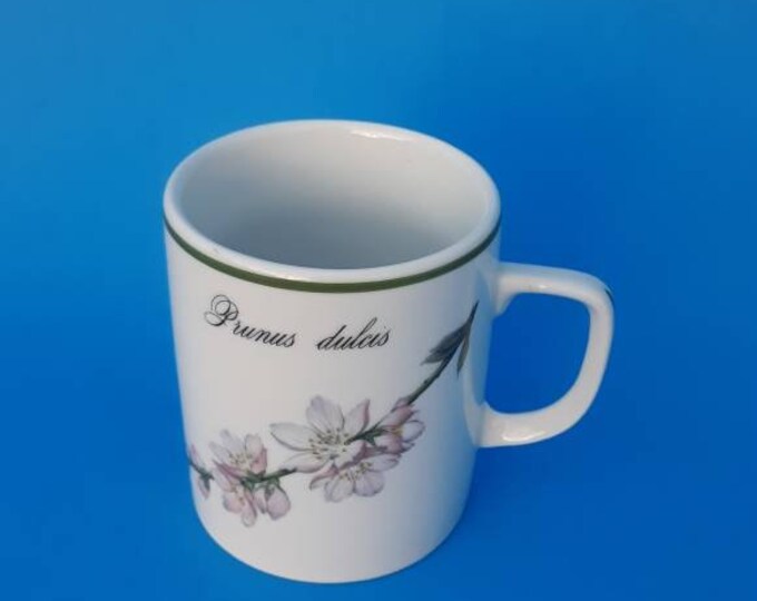 Apilco France Elysian Gardens Mug 12 Oz Prunus Dulcis Pink Flowers ...
