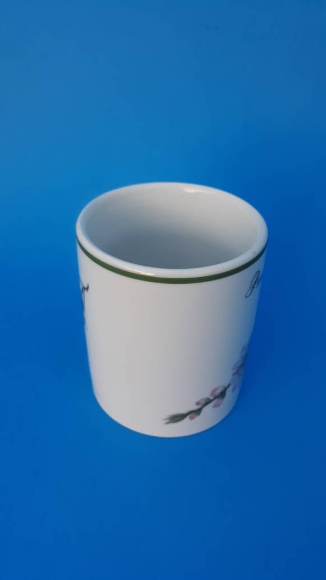 Apilco France Elysian Gardens Mug 12 Oz Prunus Dulcis Pink Flowers ...