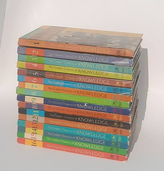 The Golden Treasury of Knowledge Book Set Complete 1961 - Etsy
