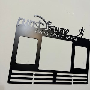 Rundisney Bib, Medal, and Picture Display - Etsy
