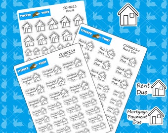 Mortgage Due Stickers | Etsy