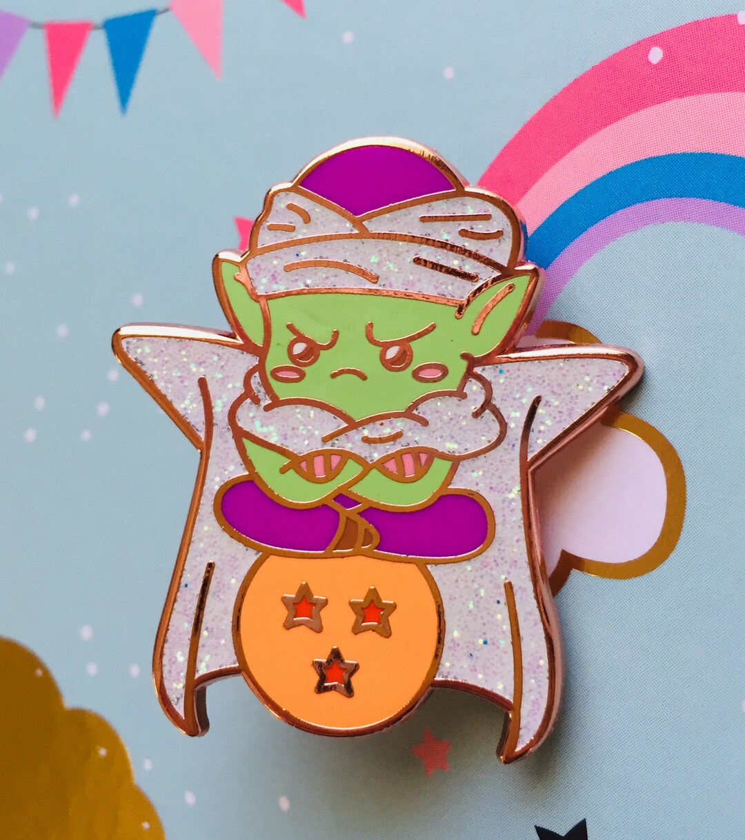 Grumpy Green Alien Pin - Etsy