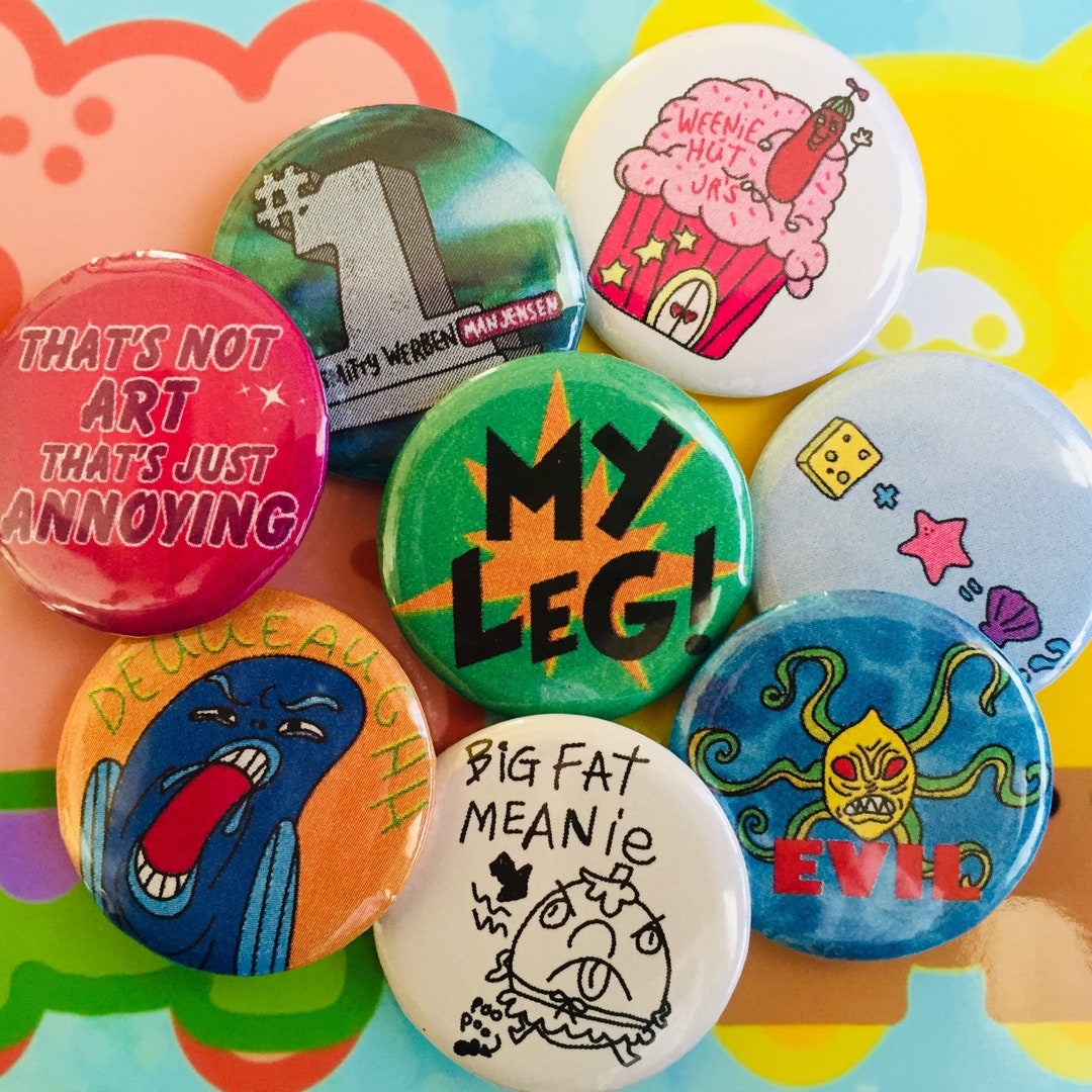 90s Cartoon Quotes Pin Pack - Etsy