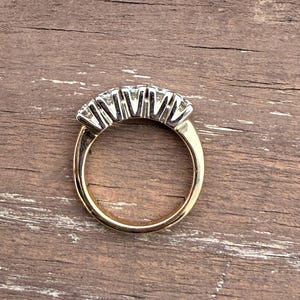 Very Sparky 1ctw 5 Diamond Wedding Anniversary Band Ring 14k Yellow ...