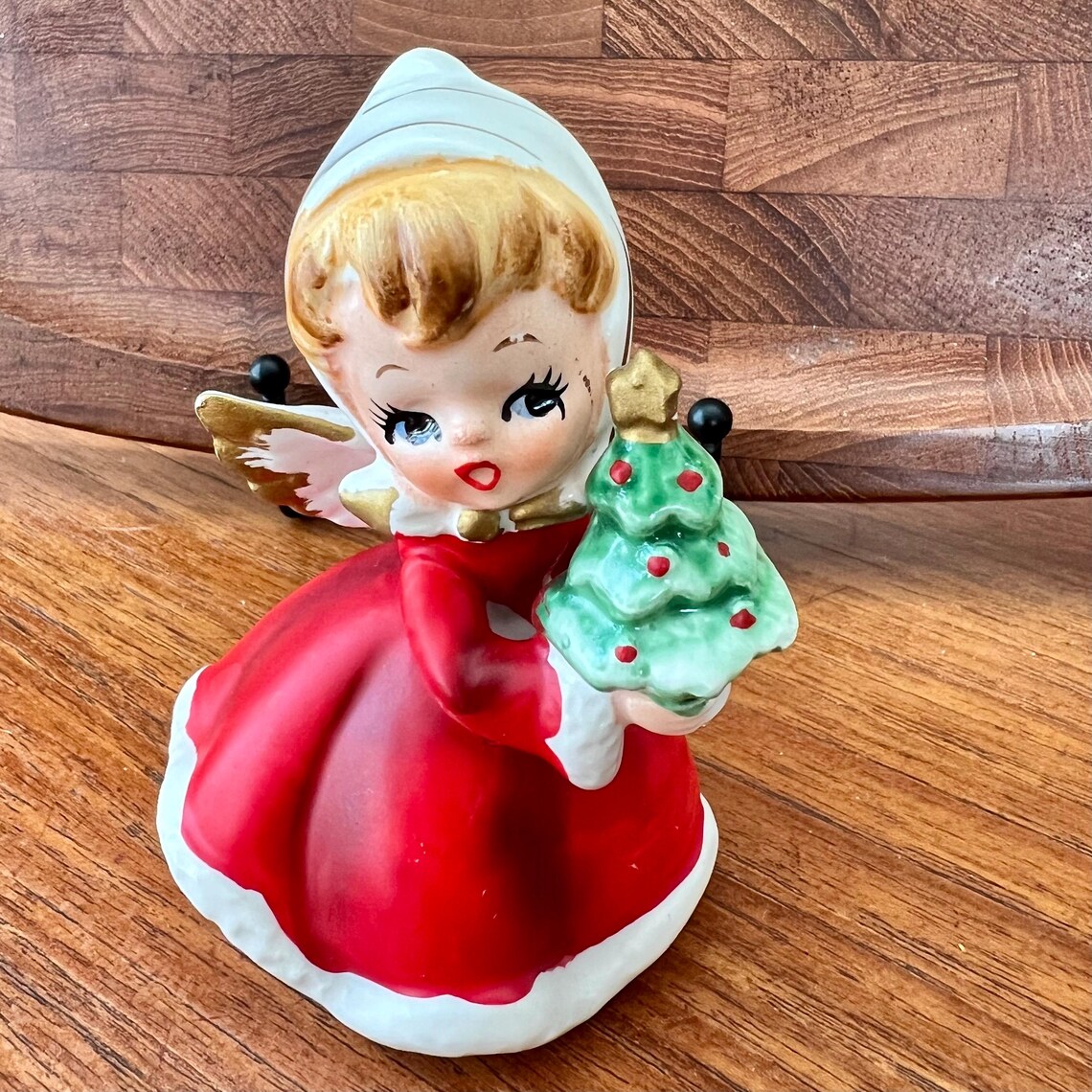 Vintage NAPCO Angel Christmas Figurine 1950 MCM Retro Angel Figurine ...
