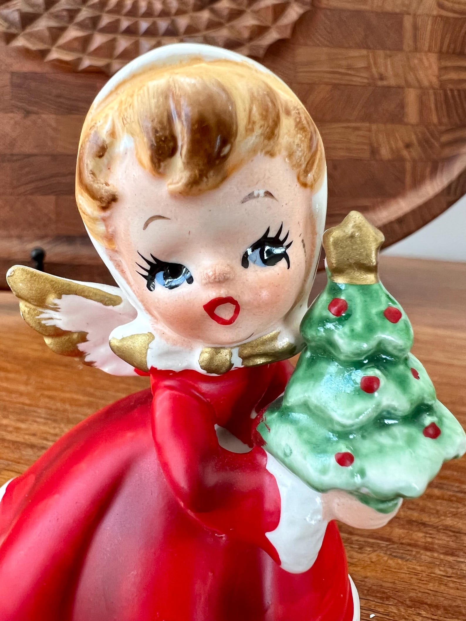 Vintage NAPCO Angel Christmas Figurine 1950 MCM Retro Angel Figurine ...