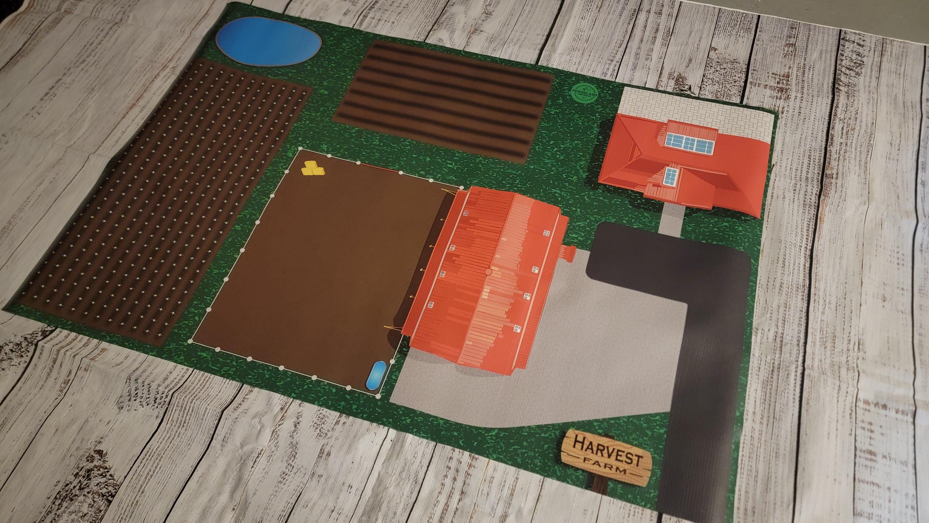Farm Harvest Homesteader Playmat, Kids Christmas, Birthday Gift - Etsy