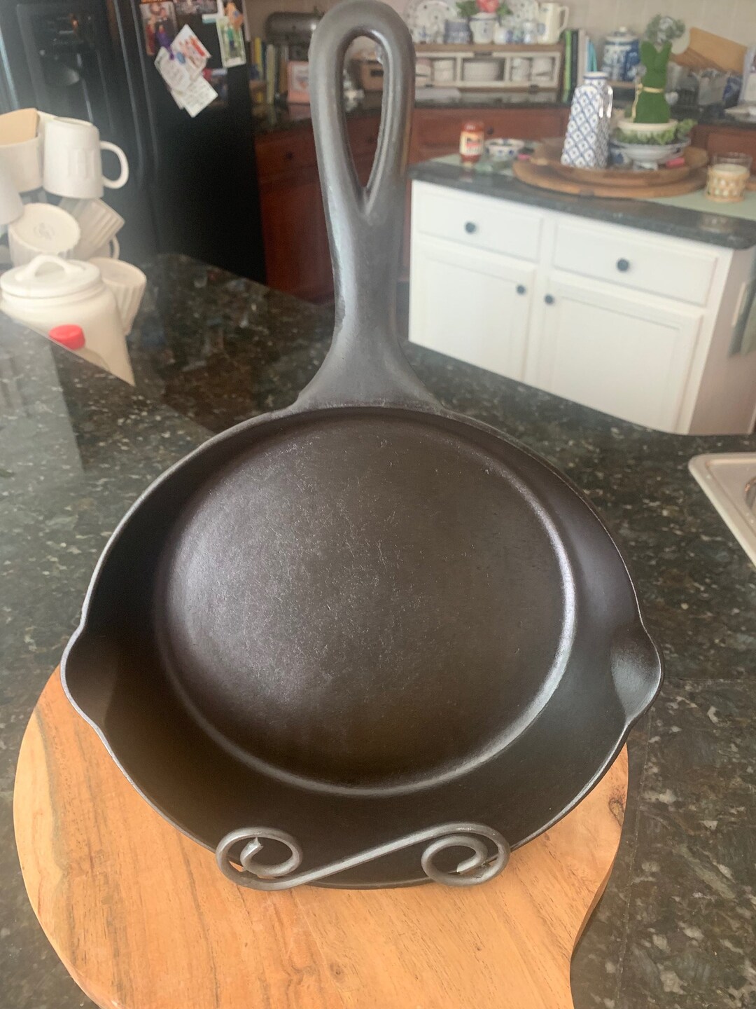 Vintage "wagner" #6 Cast Iron Skillet - Etsy