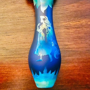 Tangled Rapunzel Fumed Glass Smoking Pipe - Etsy