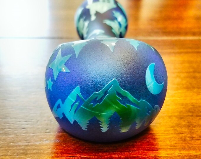 Alaskan Wilderness Fumed Glass Smoking Pipe - Etsy