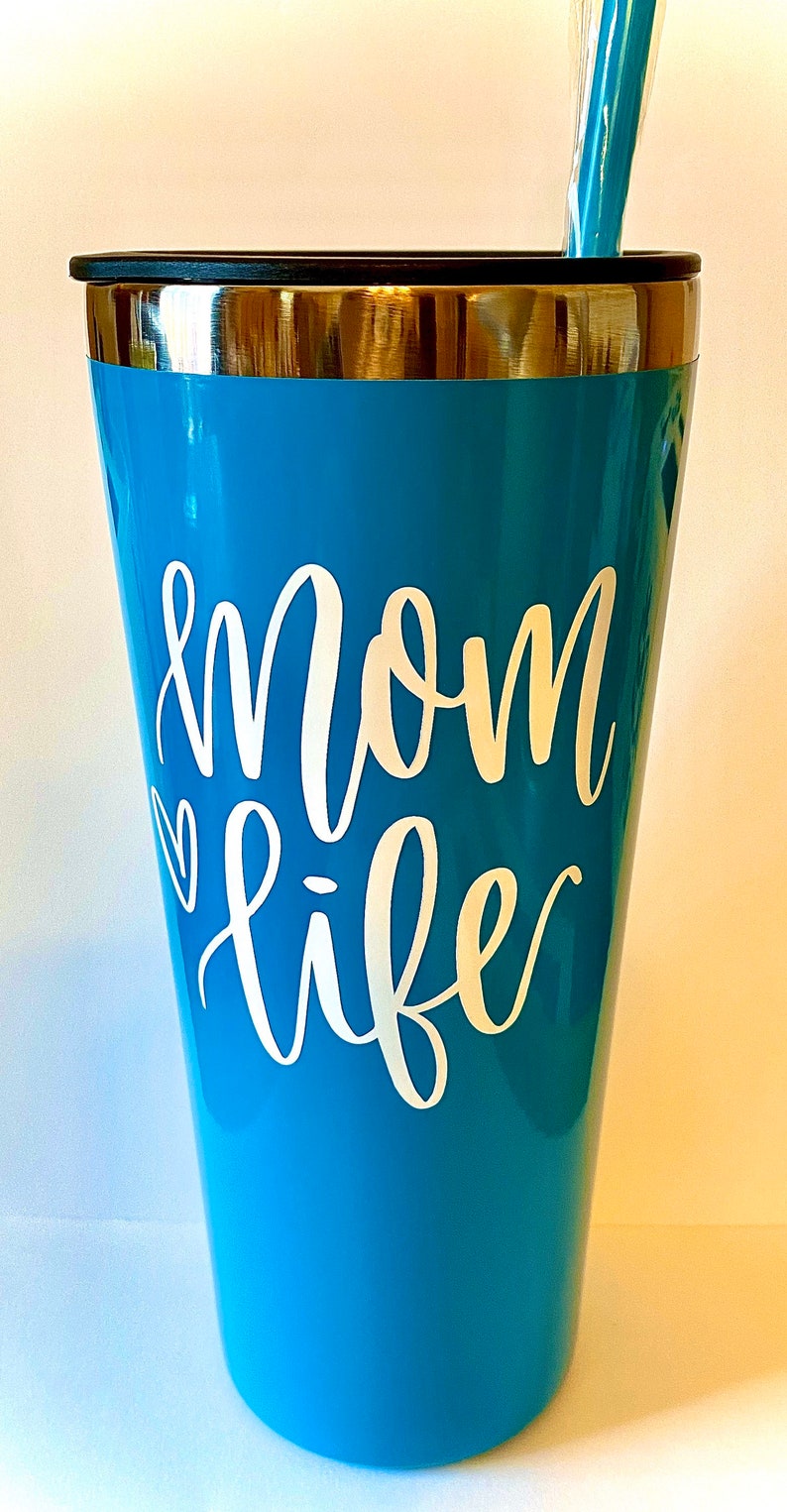 Mom Life Insulated Travel Tumbler Mom T Mom Tumbler Mom Etsy
