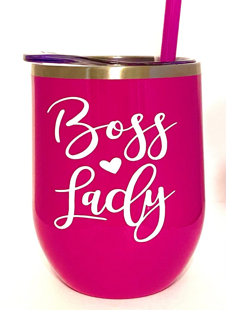 Boss Lady Stainless Wine Tumbler Boss Gift Boss Lady Gift | Etsy