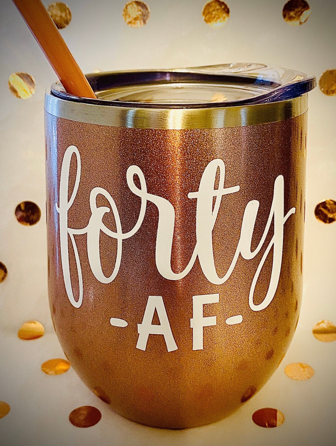 Forty Af Wine Tumbler Forty And Fabulous Personalized Wine Tumbler