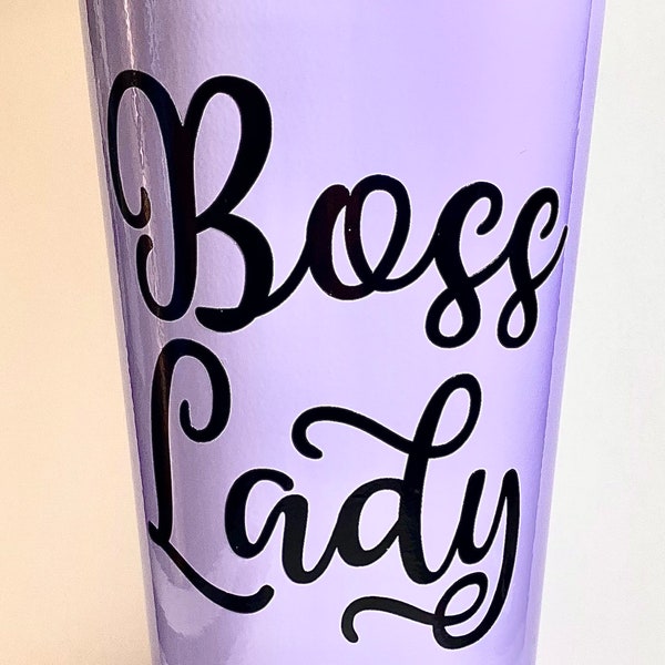 Purple Boss Lady Tumbler - Etsy