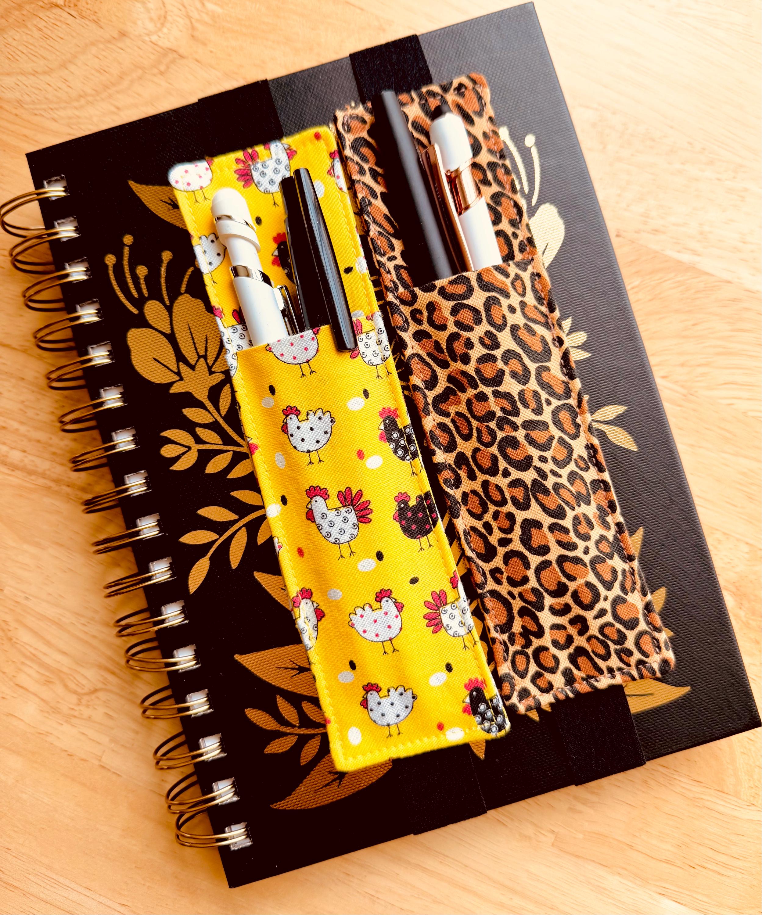 Fabric Pen Holder for Journal, Notebook and Planner, Pen Holder - Etsy