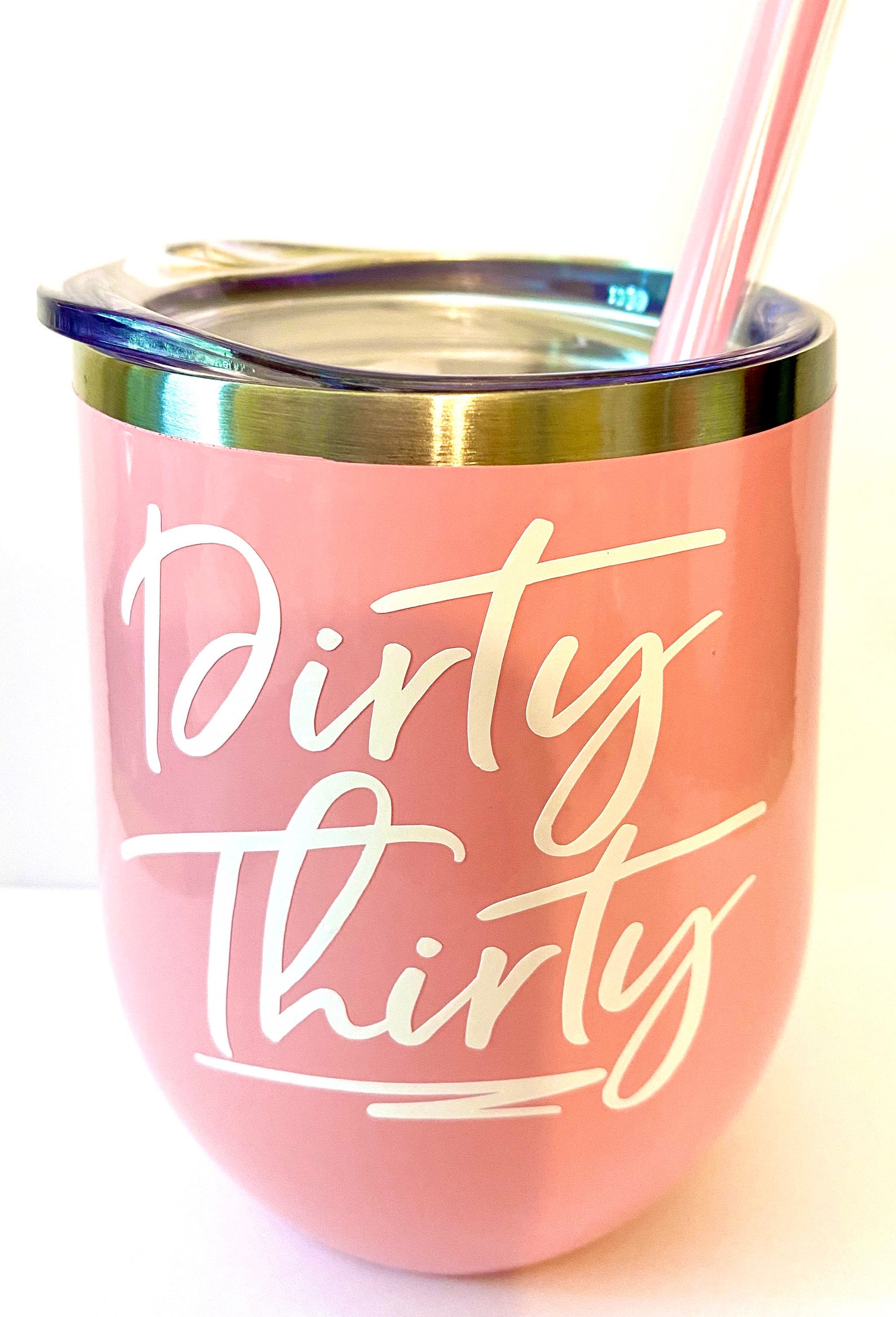 Dirty Thirty Wine Tumbler-30th Birthday Gift-Stainless Steel | Etsy