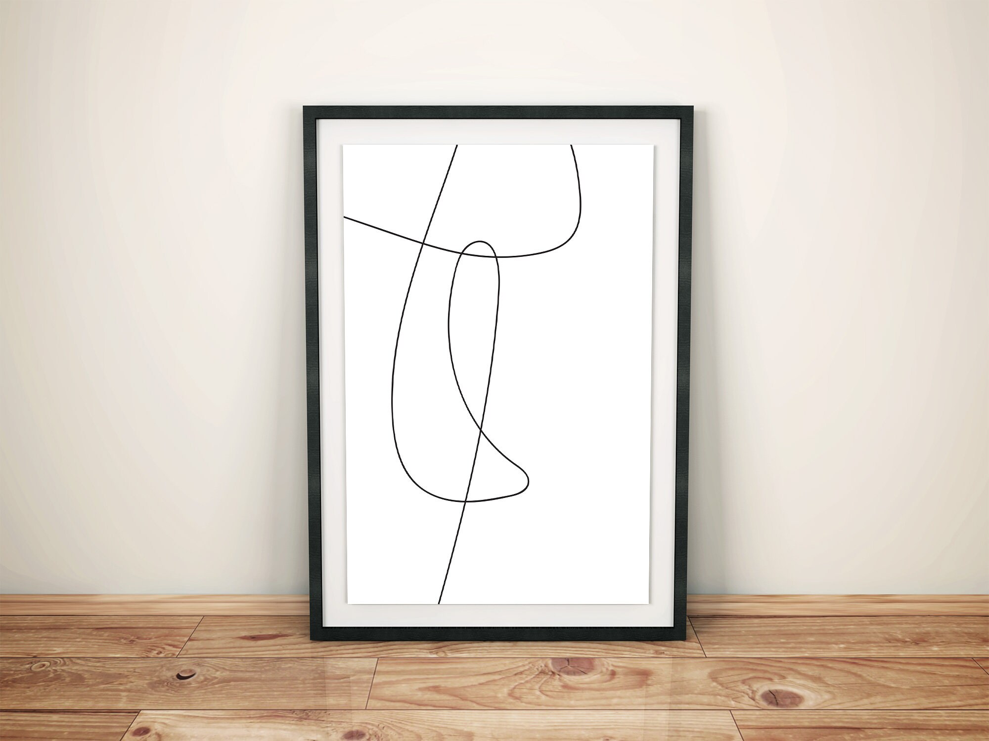 Minimal Line Art Line Art Print Abstract Line Art Line - Etsy