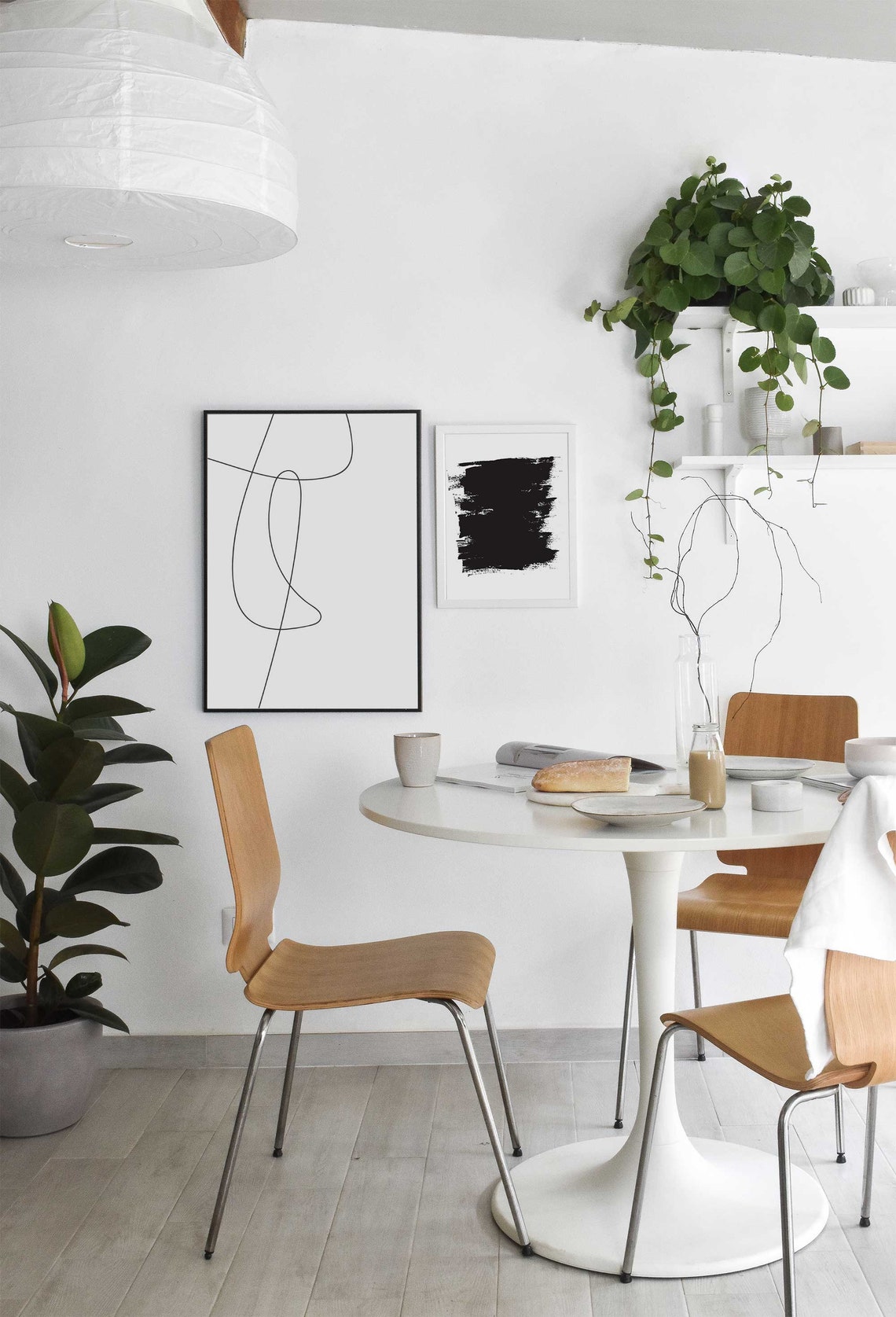 Minimal Line Art Line Art Print Abstract Line Art Line - Etsy