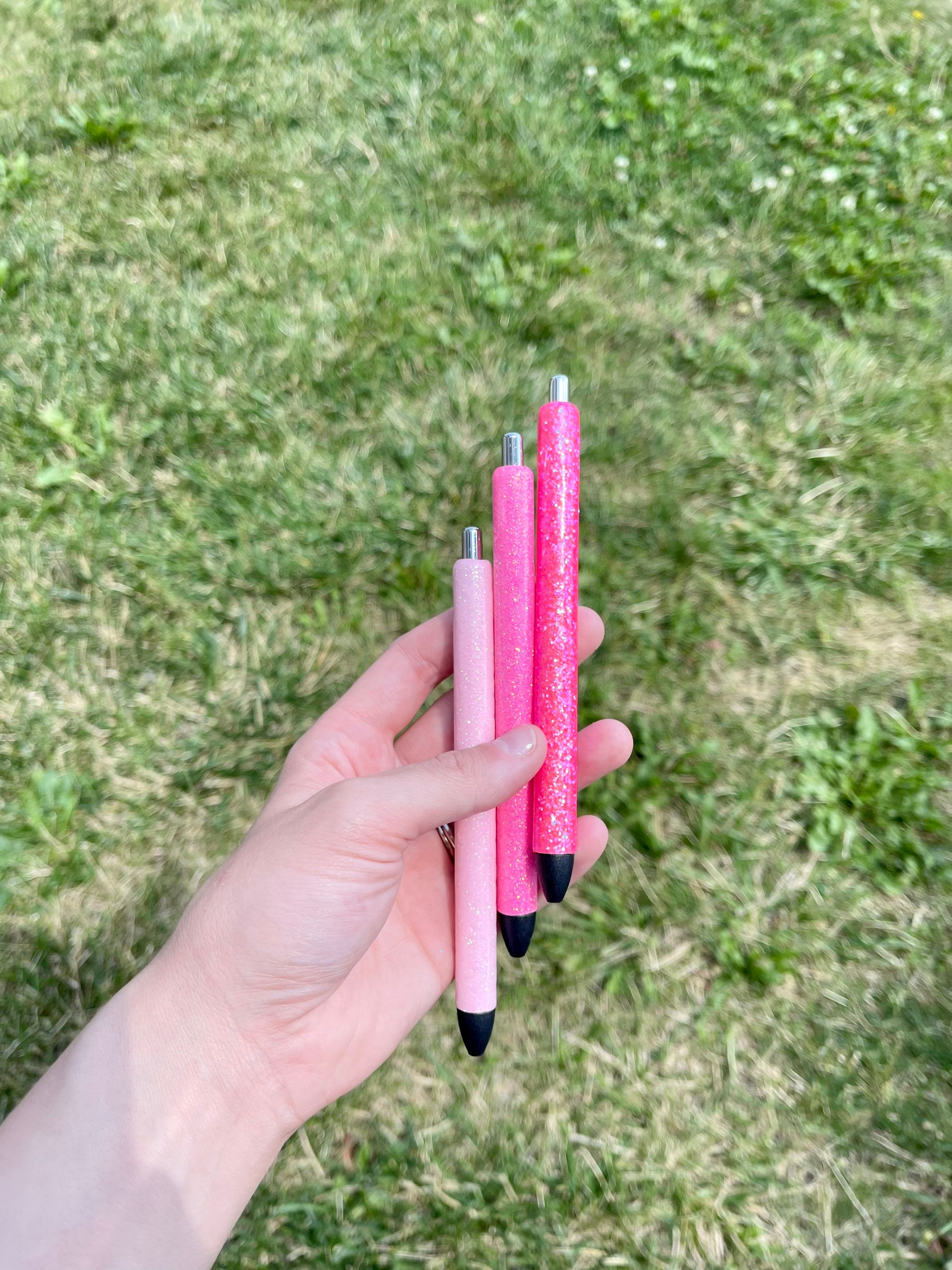 Pink Glitter Pen Pack, Mean Girl Vibes, Gel Pen, Inkjoy Papermate ...