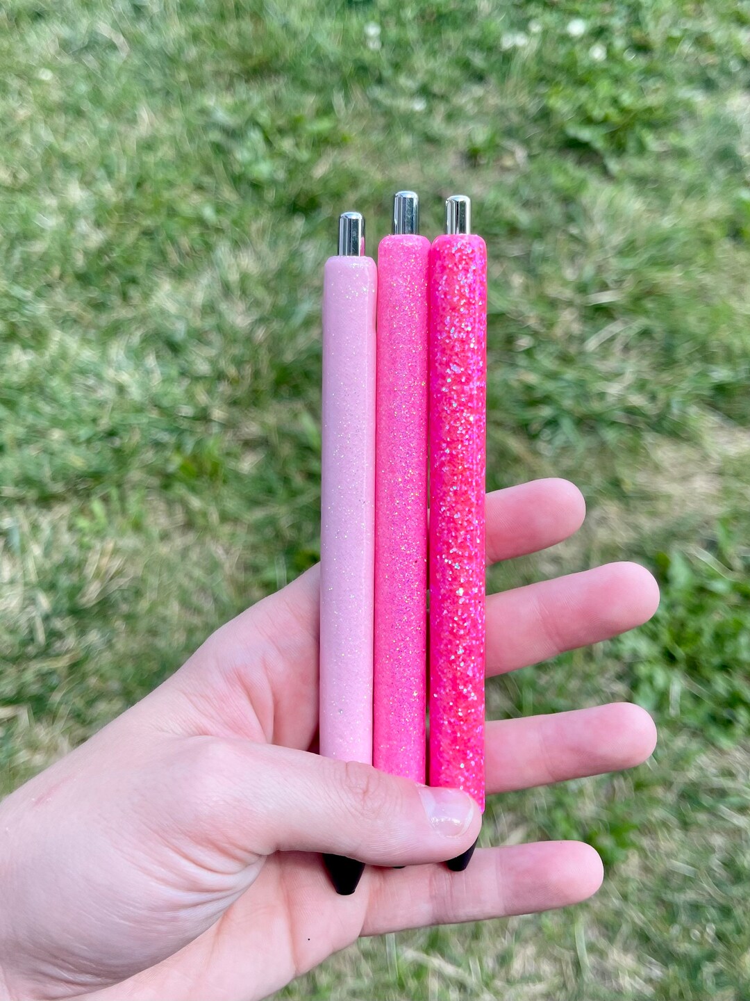 Pink Glitter Pen Pack, Mean Girl Vibes, Gel Pen, Inkjoy Papermate ...