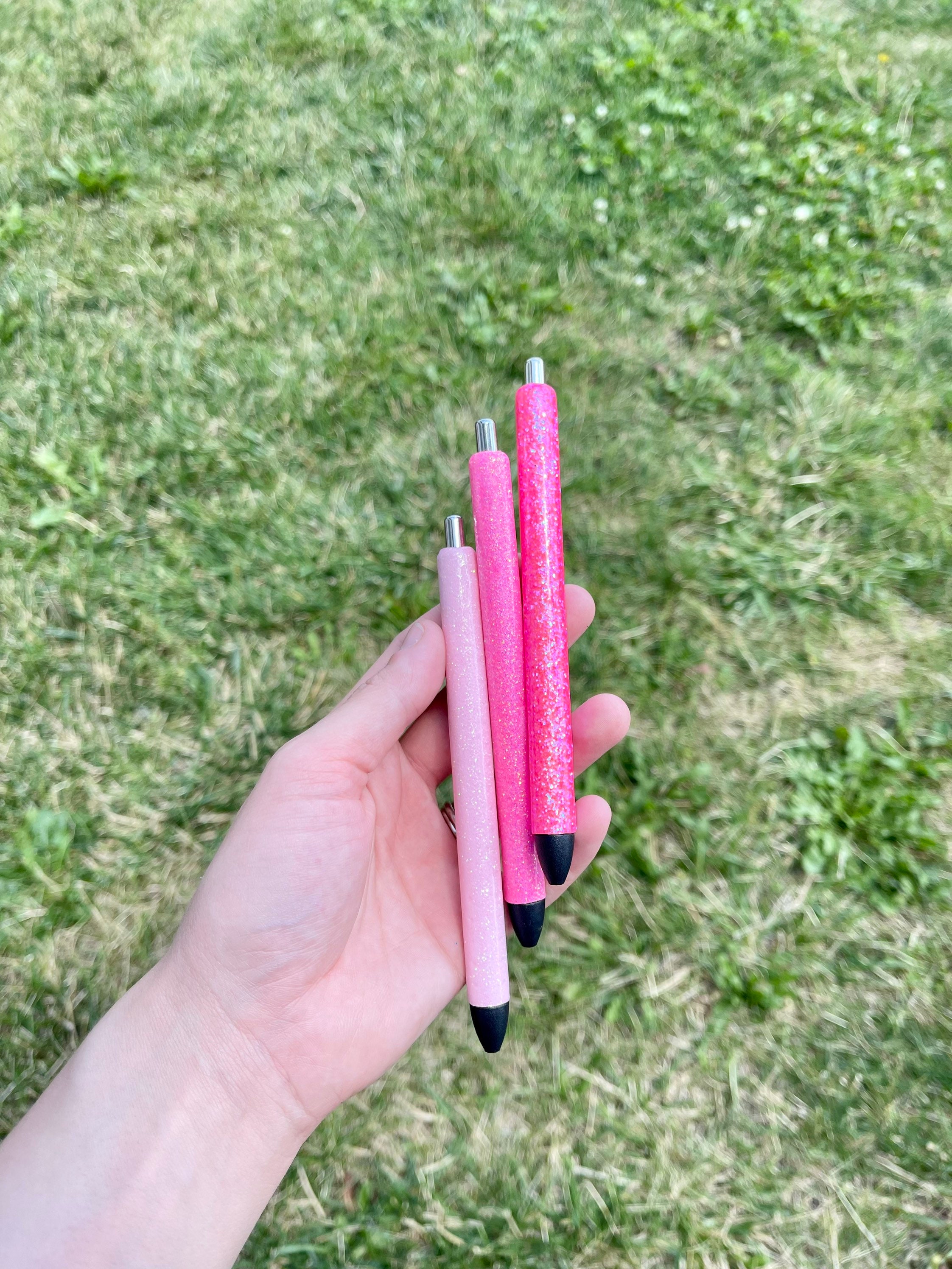 Pink Glitter Pen Pack, Mean Girl Vibes, Gel Pen, Inkjoy Papermate ...