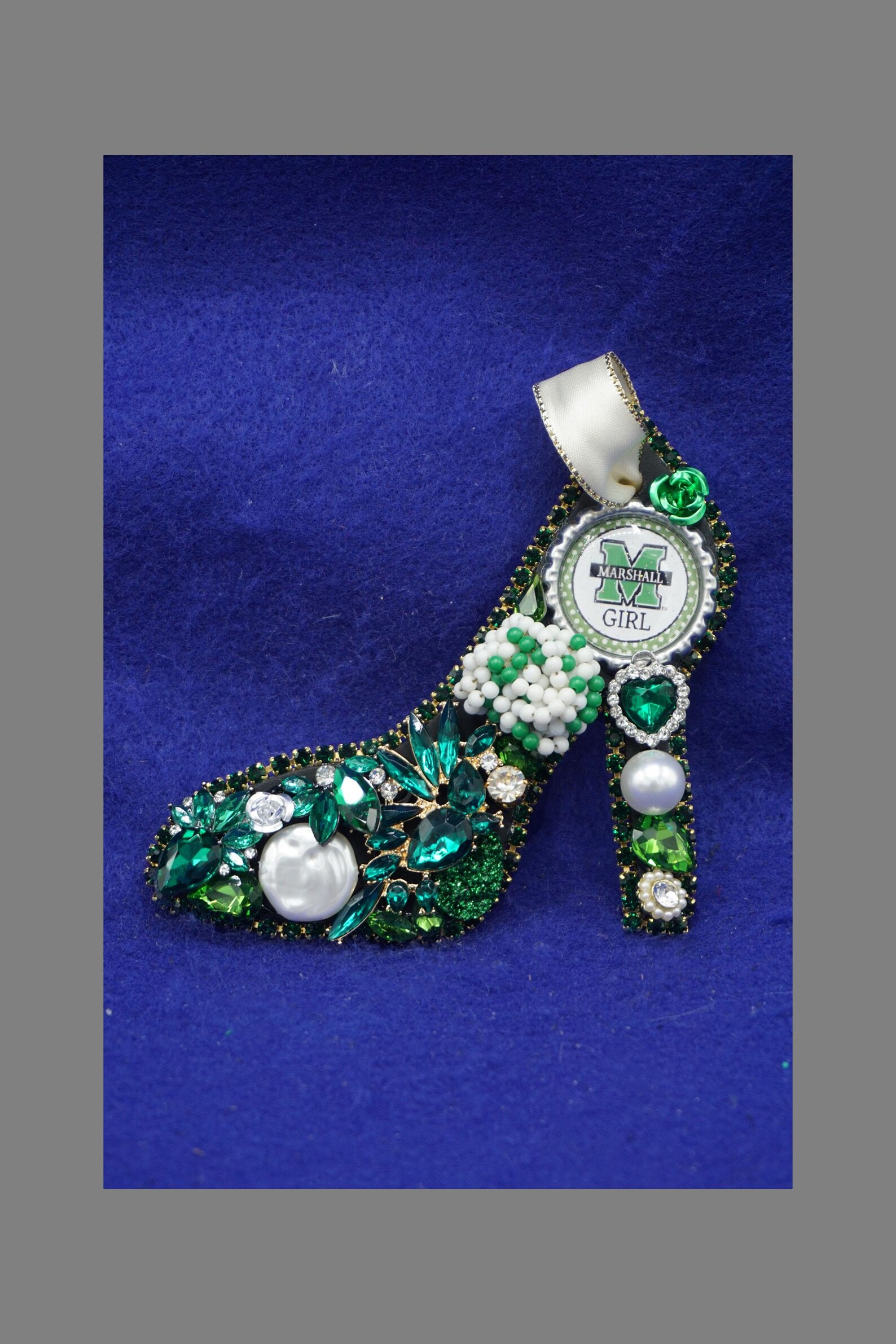Marshall University Girl High Heel Ornament - Etsy