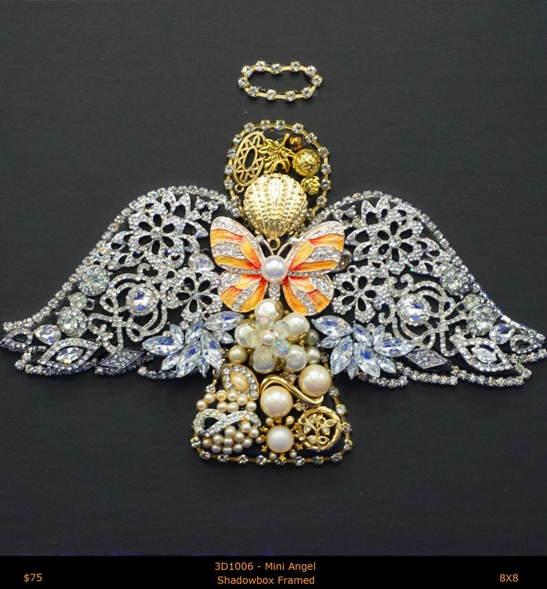Mini Angel - Shadowbox Framed - Etsy