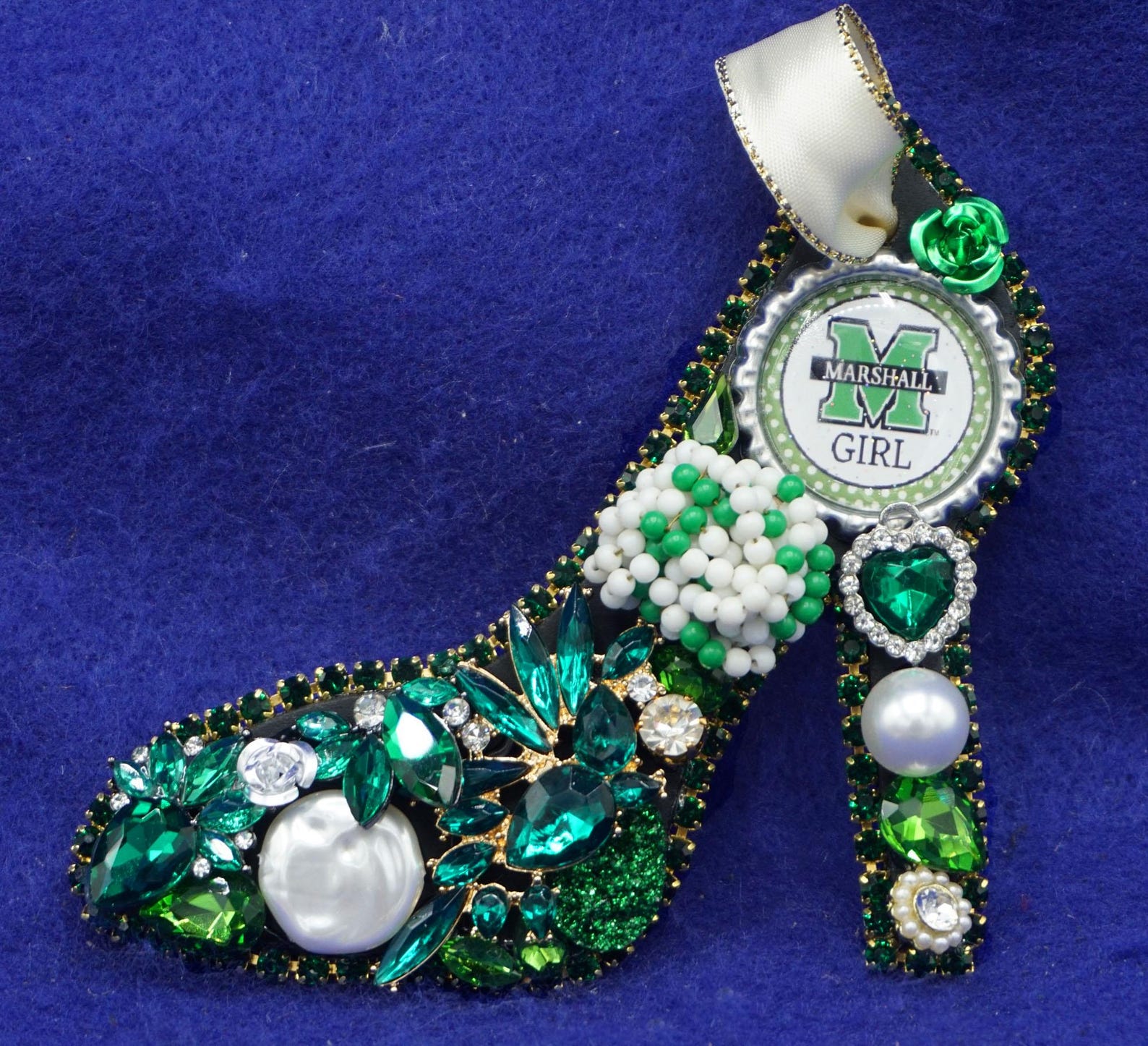 Marshall University Girl High Heel Ornament - Etsy