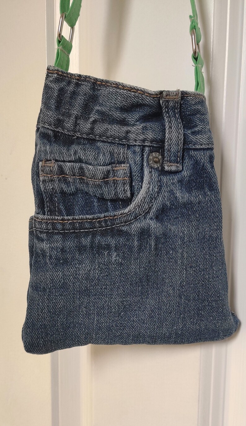 Mini Crossbody Bag From Repurposed Jeans - Etsy
