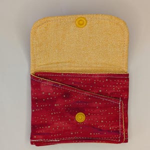 Mini Fabric Wallet or Gift Card Holder in Neutral Patterned Fabric - Etsy