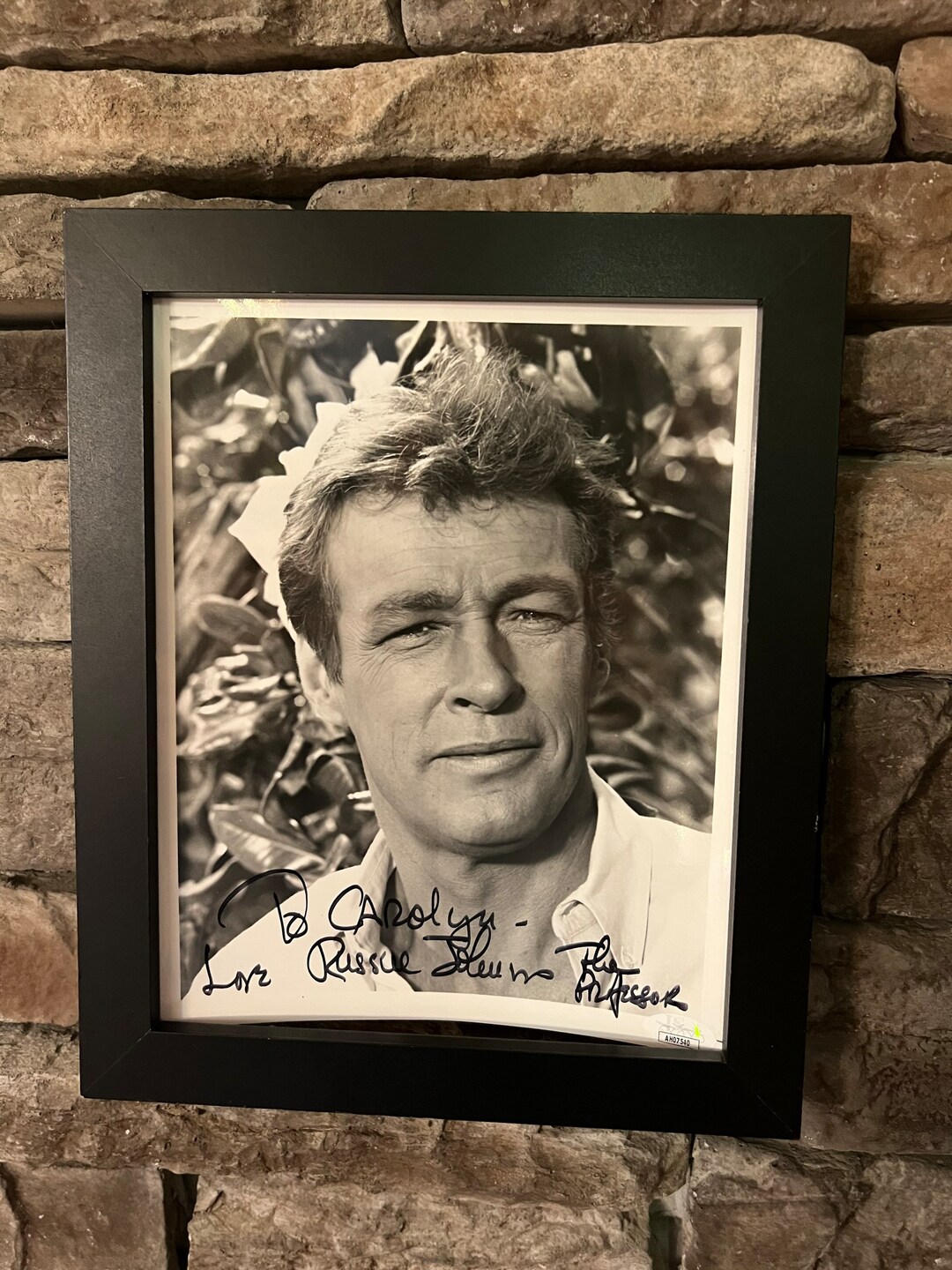 Autographed Gilligans Island Russell Johnson 8x10inch Framed - Etsy