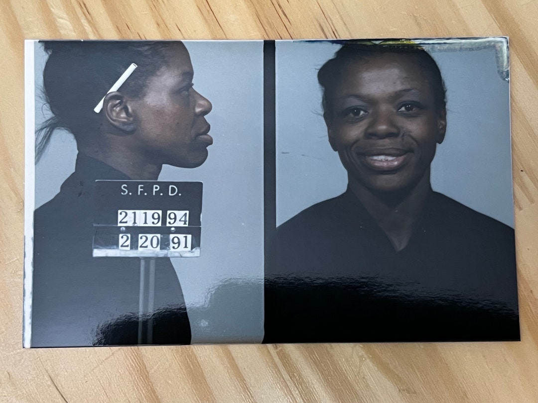 Vintage 1990s Mugshot From the San Francisco Police Department - Etsy