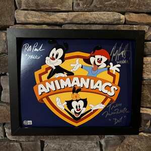Autographed Animaniacs All 3 Voice Actors Signed Framed - Etsy