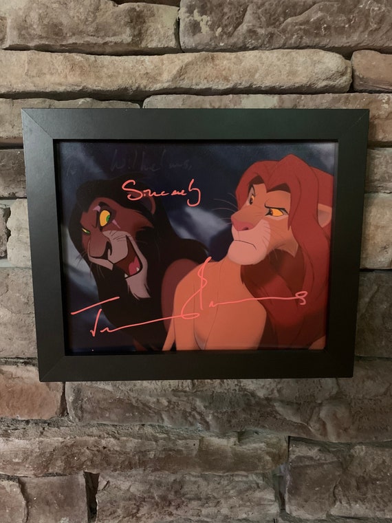 Autographed Jeremy Irons Voice of Scar in Disneys the Lion | Etsy