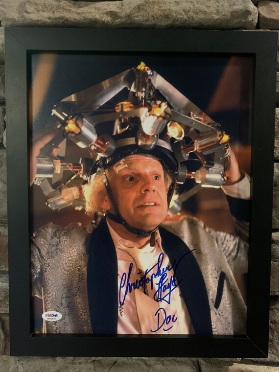 Autographed Christopher Lloyd Back To The Future 11x14inch | Etsy