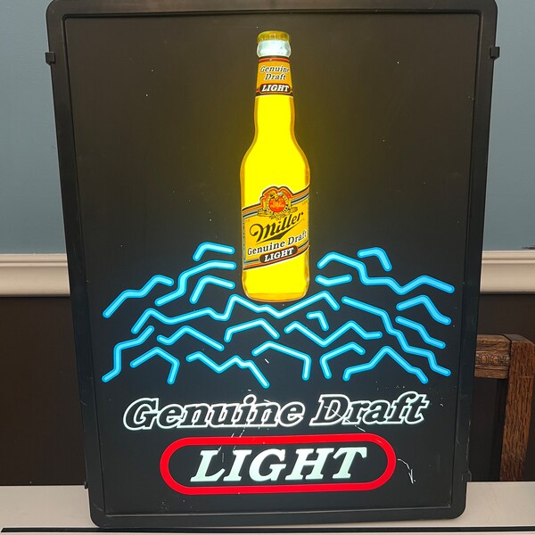 Miller Genuine Draft Sign - Etsy