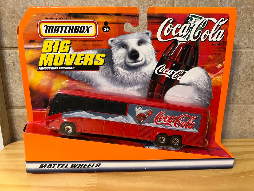 Matchbox Collectibles Coca Cola Big Movers Diecast Metal Bus - Etsy